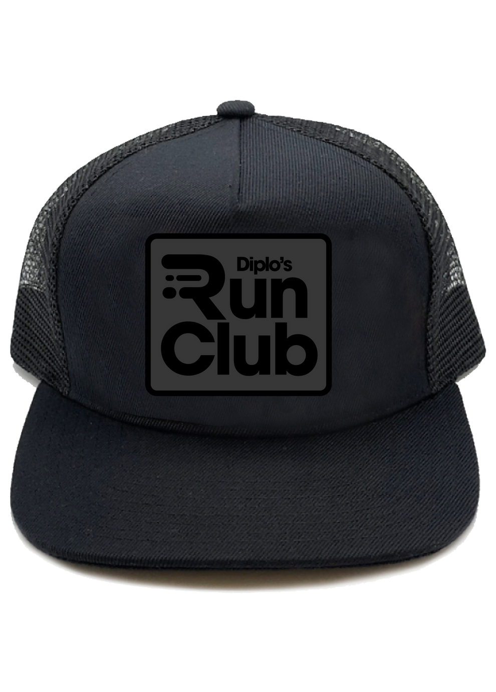 Diplo's Run Club Black on Black Trucker Hat