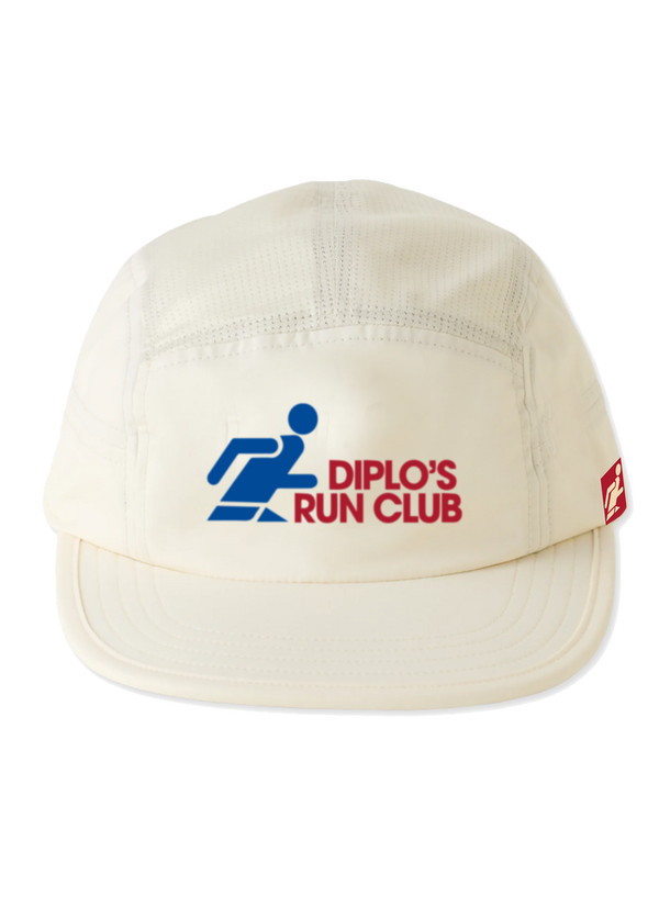 Diplo's Run Club Running Man Cream Runners Cap